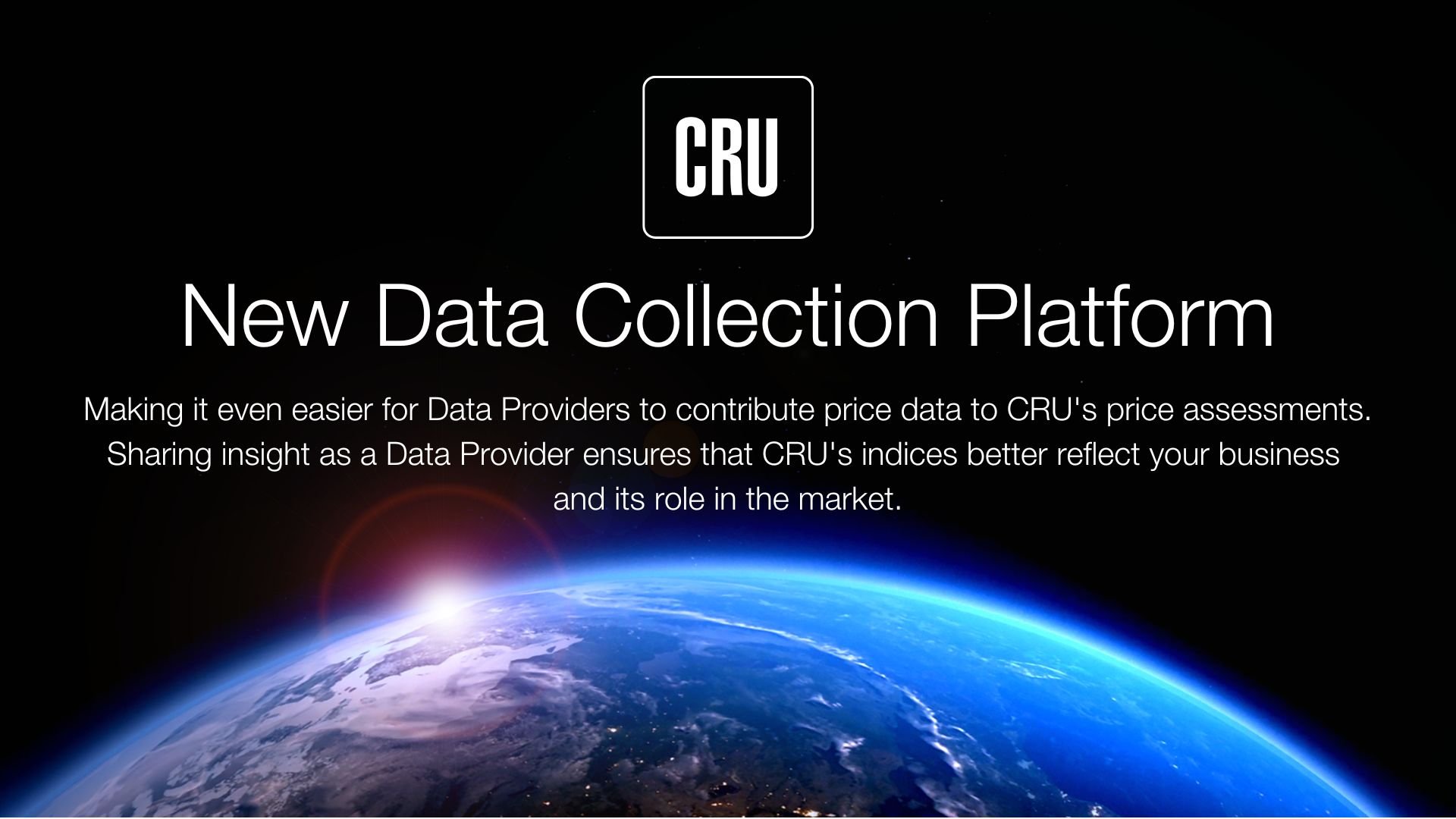 Launch of CRU’s Data Collection Platform: Steel Sheet Prices - CRU Group